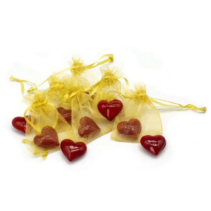 Red Glass Mini Hearts + Bag – Ordinary Magic Savannah