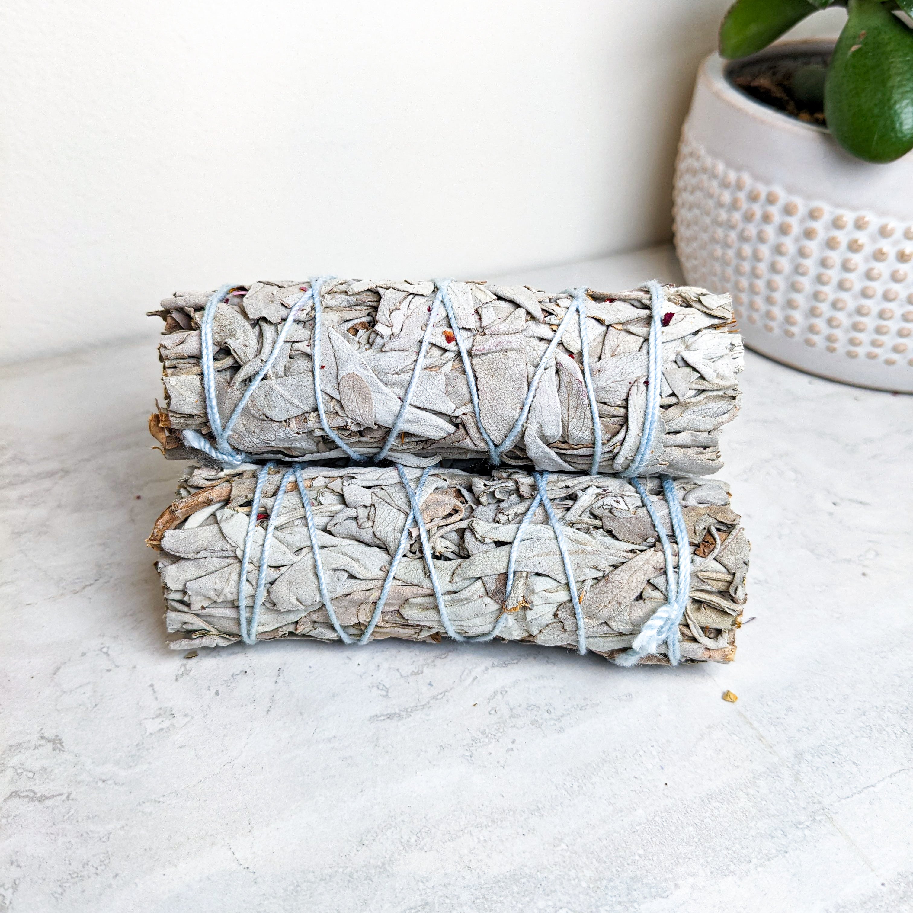 California White Sage Burn Wand 4" – Ordinary Magic Savannah